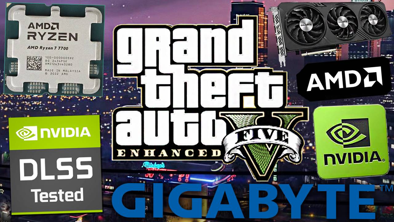 TEST AMD RYZEN 7 7700 AND RTX 4060 8 GB В НОВОЙ ГТА 5! GTA 5 ENHANCED | ТЕСТ МОЕГО КОМПЬЮТЕРА С DLSS