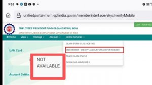 EPFO Big update/EPFO latest pic update/PF transfer note available/PF transfer aspect by field offic