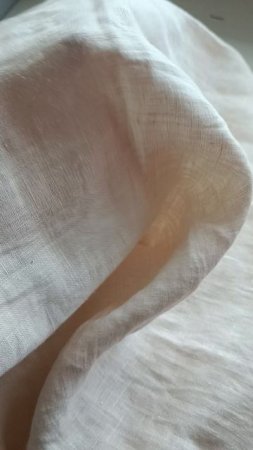 Ткань Лен винный ягодный  крэш для одежды