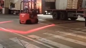 LOYO FORKLIFT RED LINE Safery Light. Маркерные фонари LOYO красная линия для погрузчиков.