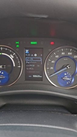 TOYOTA ALPHARD/VELLFIRE: перевод БК с японского языка на английский, с км/л на л/100км