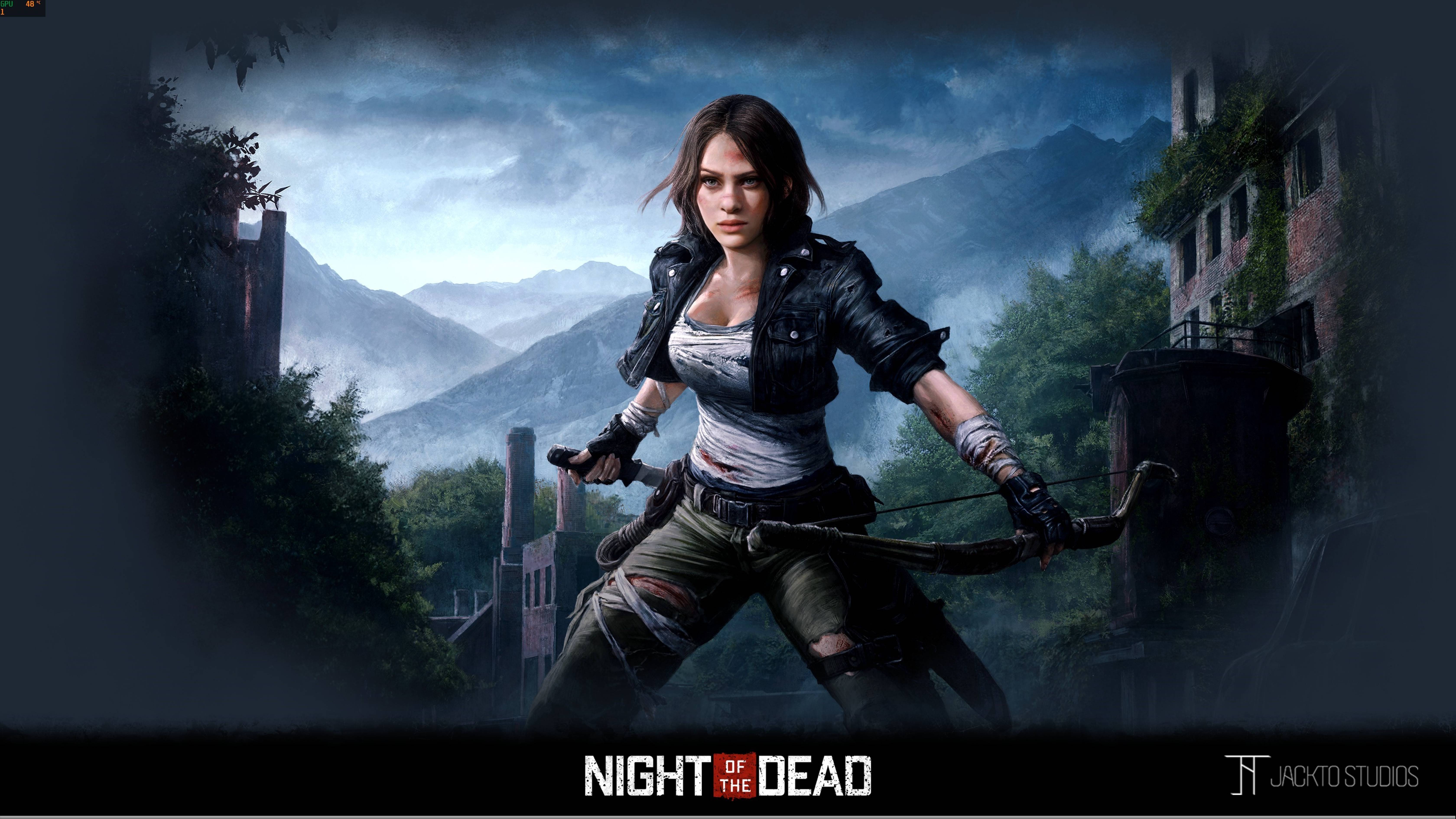 NIGHT OF THE DEAD Часть #4 Супермаркет. Охота. Военная база. Ресурсы. 2025-03-07