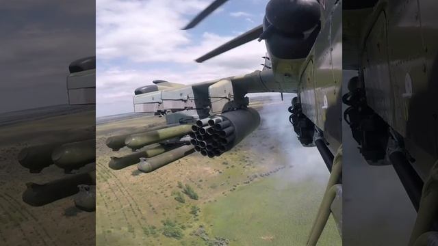 стрельба птрк Вихрь с вертолета Ка-52