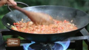 COCINANDO CON MAXI - Polenta con salsa bolognesa  (05-07-2019)