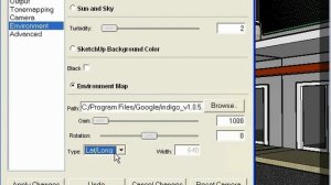 Tutorial Rendering Indigo Sketchup 06. b exterior HDRI
