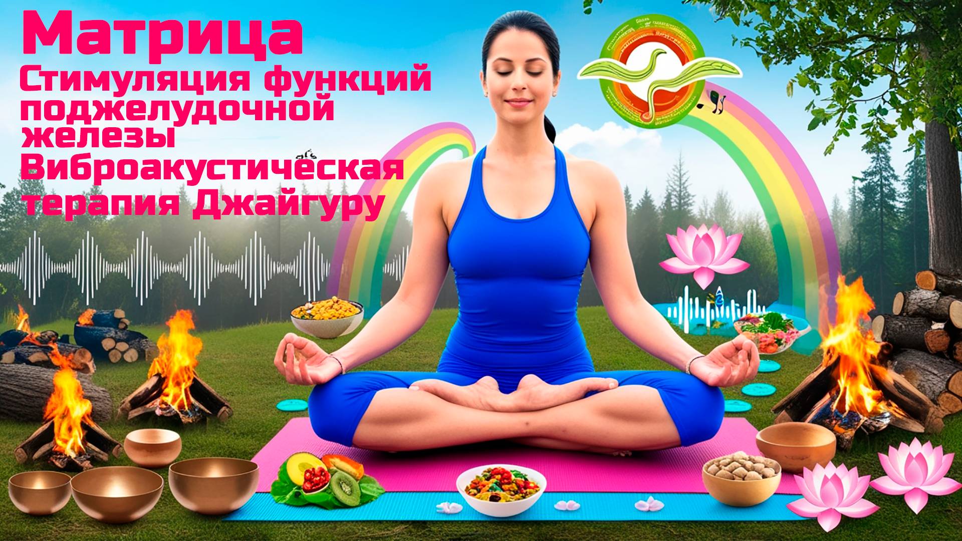 Стимуляция функций поджелудочной железы. Виброакустическая терапия с Джайгуру. ВАУ "Партнёр-Ол"