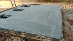 Mixing concrete for slab for septic tank, 7 May 2024