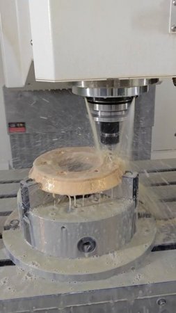 Фрезерная обработка бронзового диска