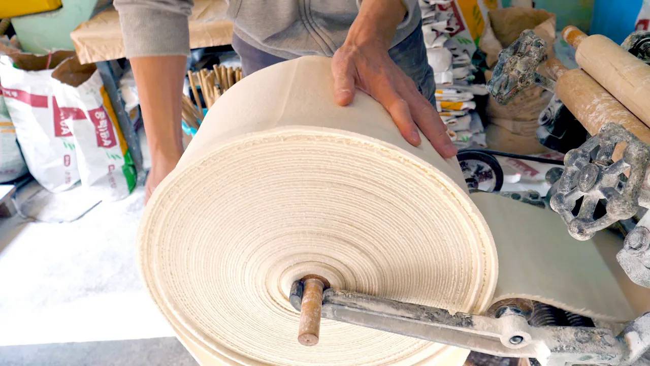 Корейская традиционная лапша приготовление - Корейская еда