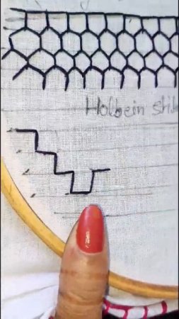 Holbein Stitch Embroidery For Beginners #subscribe#priyafashionstudio#support#shorts#youtubeshorts