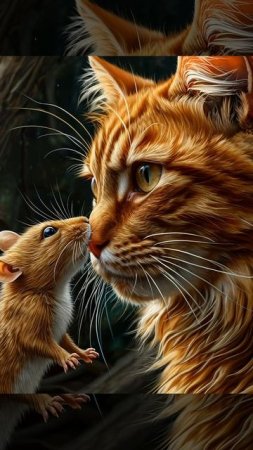 Котэ и мыш