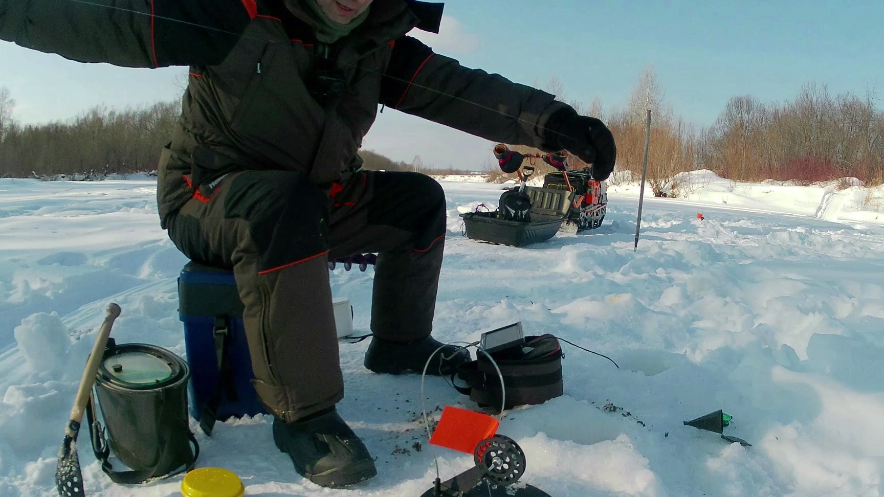 ✅🚩Основные моменты 8. Рыбалка на новых местах. Проверка жерлиц. Лучшая рыбалка.
