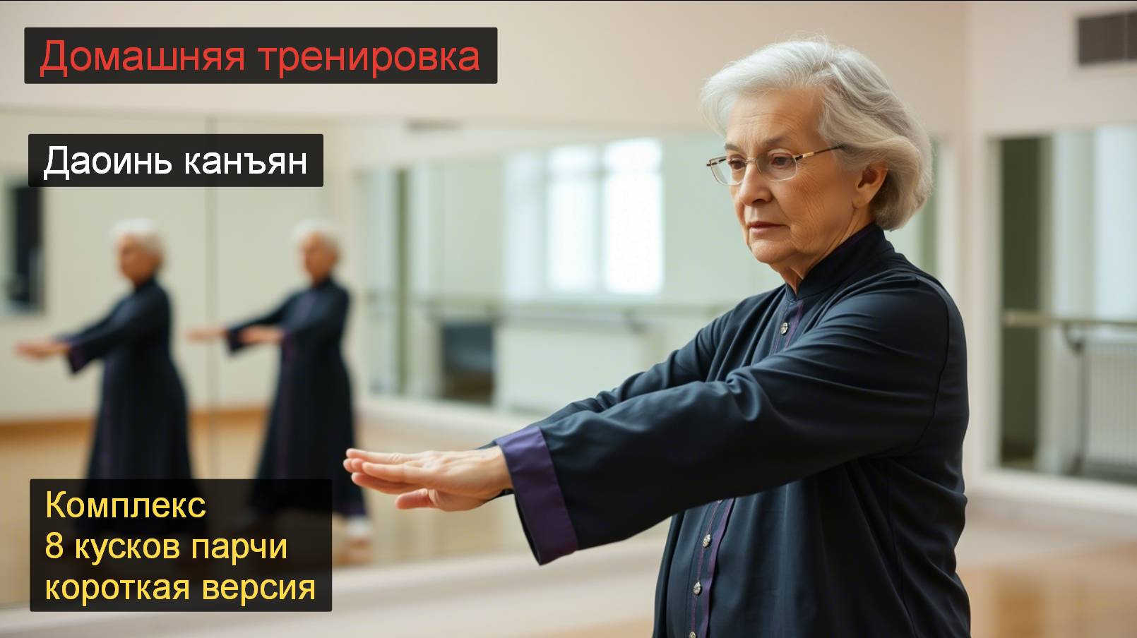 Даоинь Канъян. 8 кусков парчи (Ба Дуань Цзин) Короткая версия. Китайская оздоровительная гимнастика