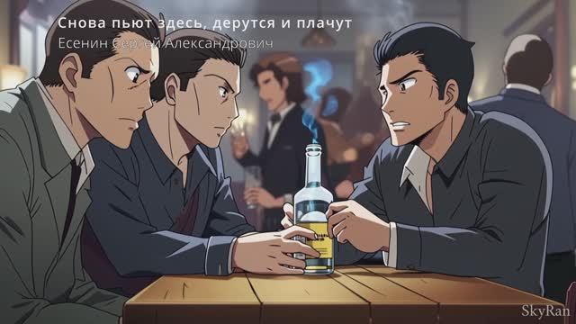 Снова пьют здесь, дерутся и плачут