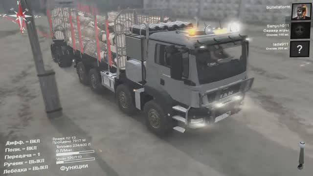 SpinTires - Карта для Друзей#2  11 Пилорамм 18+