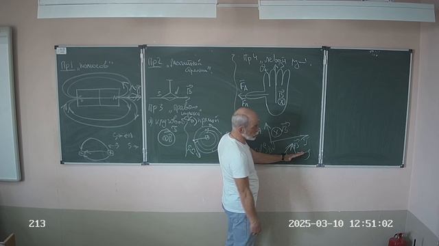 10 класс, примеры правил на магнитное поле, 24-25