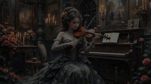 Victorian violin & theremin fusion with futuristic synths