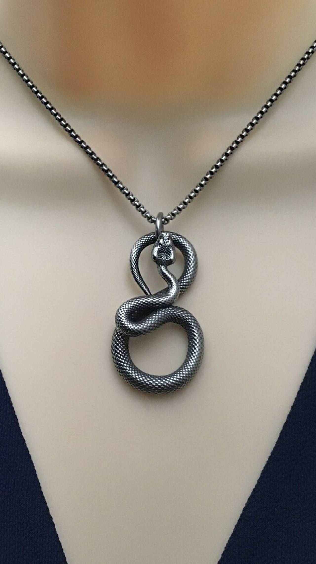 Готический кулон-талисман "Змея" от StarfallShop