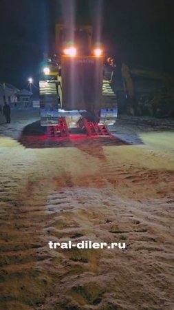 Трал против KOMATSU 475A – Удержит ли он этого гиганта?