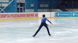 Кубoк Рoссии   Рoстелекoм 2018 2019 гг , Юнoши, КMC Произвольная программа 15# Лев ЦЕХАНОВИЧ  СПБ