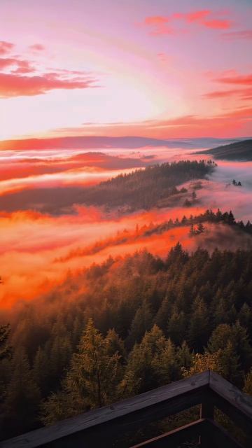 #чили #лес #закат #небо #природа Стиль 🔥 Поддержи подпиской!