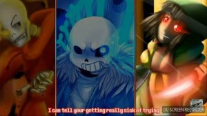 Underswap papyrus vs sans swap chara lâu rồi mik ko ra