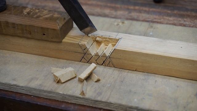 Столярное соединение: 3-стороннее соединение внахлест