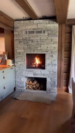 Открытый камин на кухне | Urfeuer | Brunner #fireplace #design #home #камин #interior