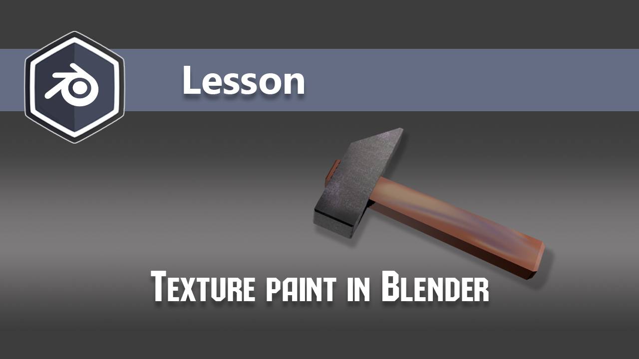 Texture paint in Blender