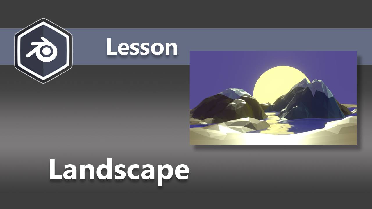 Low poly landscape