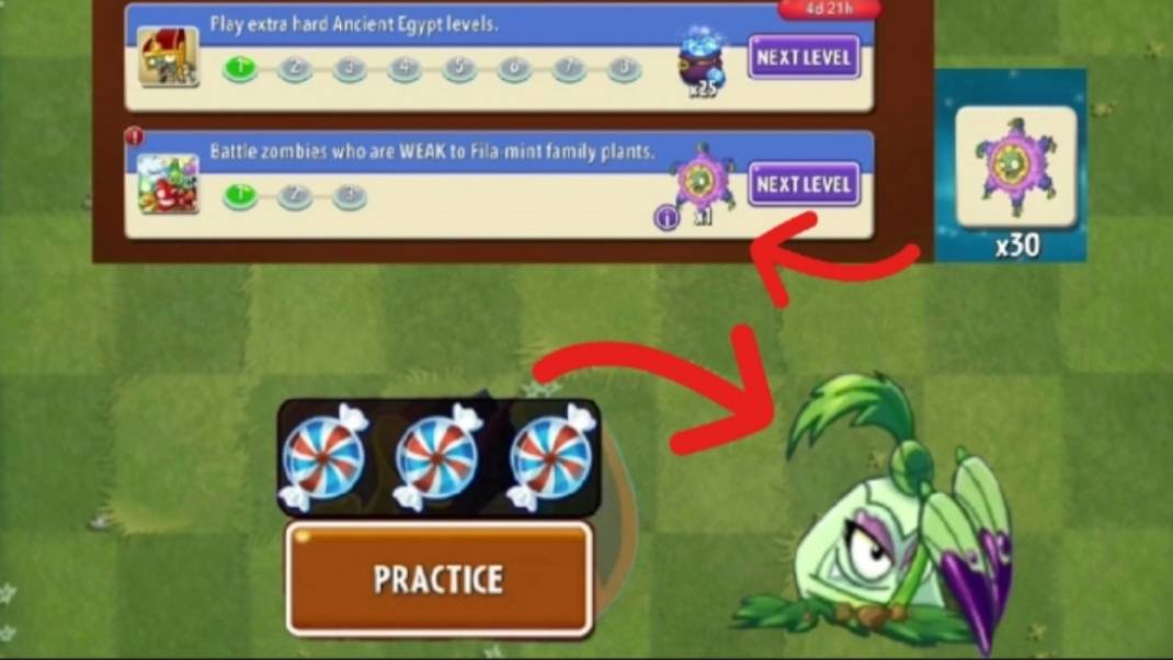 Plants vs zombies 2 Версия 12.1.1 - Баг/дюп в квесте