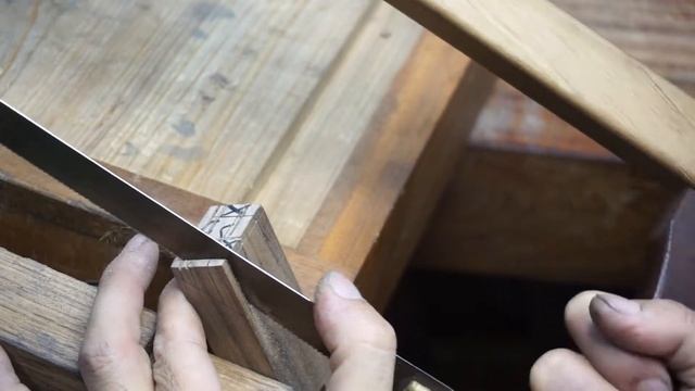 Столярные соединения: трёхстороннее соединение шип-паз