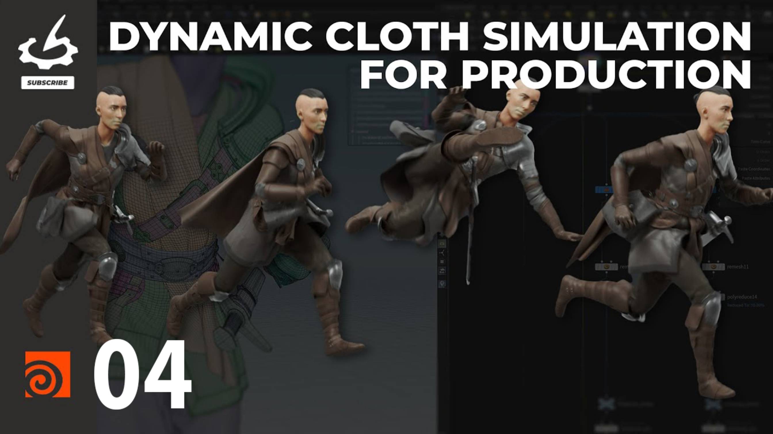 04. Set Up The Constraints For Simulation - Dynamic Cloth Simulation for Production Houdini