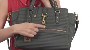 Badgley Mischka - Nora Nappa Quilt Satchel  SKU:#8242711