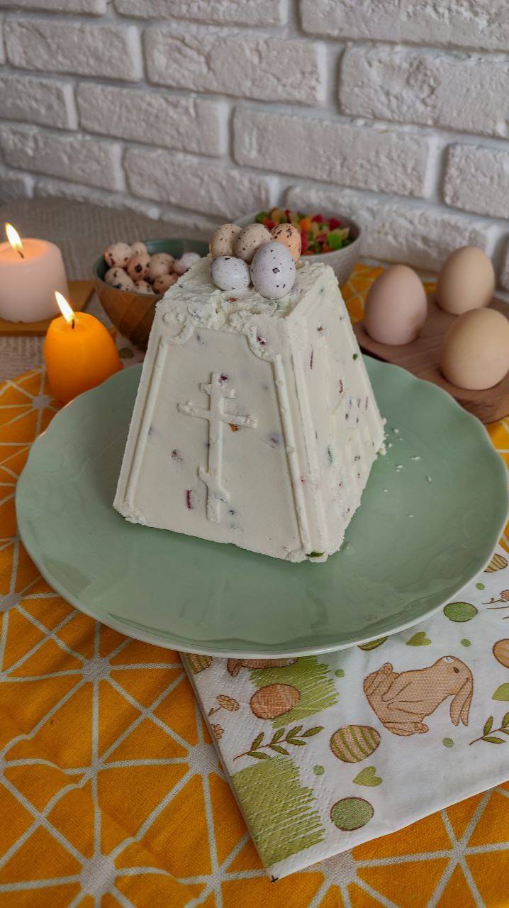 ТВОРОЖНАЯ ПАСХА 🌟со вкусом сливочного мороженого без марли #пасха