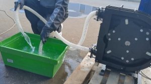 Работа перистальтического (шлангового) насоса НП-32 / Sigva (СИГВА) РР-32 на воде