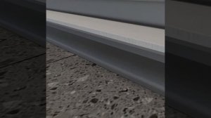 Алюминиевый плинтус со светодиодной лентой JD21-60. Монтаж