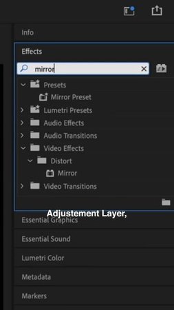 How to create a Video in Text Reflection Effect in Adobe Premiere Pro