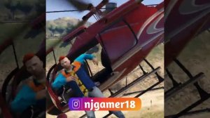 GTA 5 Helicopter #Shorts | gta 5 helicopter crashes | #Ytshorts | #ShortsVideo | @NjGAMEROfficial #