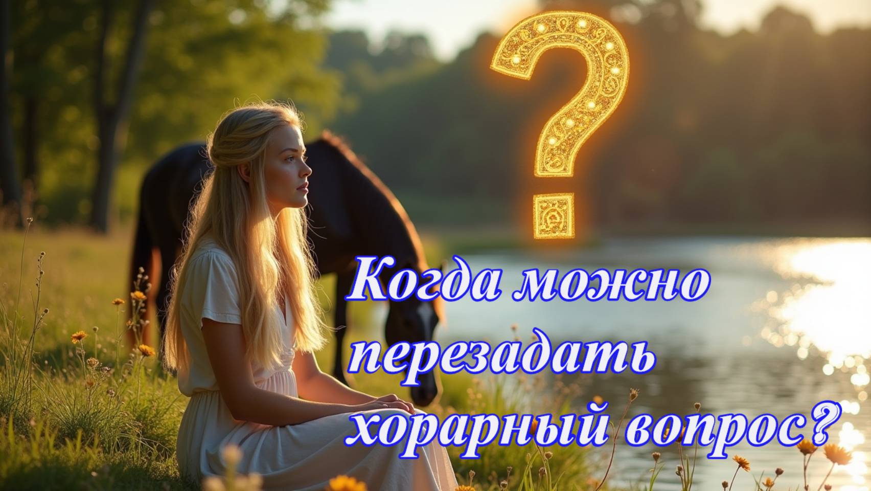 Когда можно перезадать  один и тот же  хорарный вопрос?