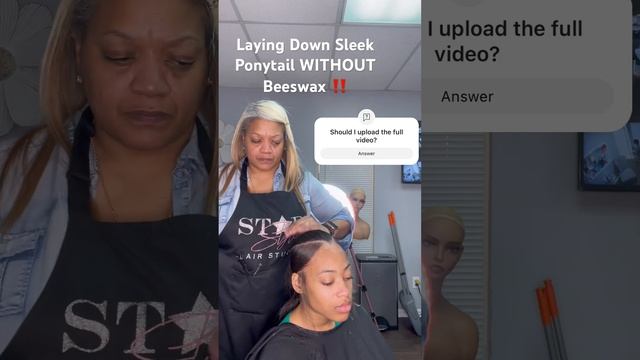 No Beeswax On This Pony #sleekponytail  #extendedponytail #liquidgold