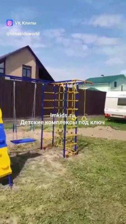 детская площадка на дачу с качелями на заказ