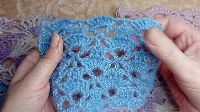 Вяжем вместе узоры крючком