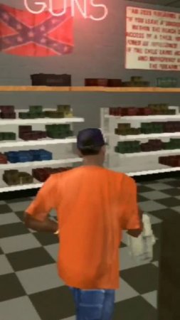 Cj  Buy💣💣 Weapons in Ammu Nation | Gta san Andreas| #gta #shorts #gaming