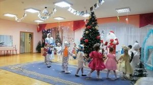 Новогодний утренник Теремок 7 группа