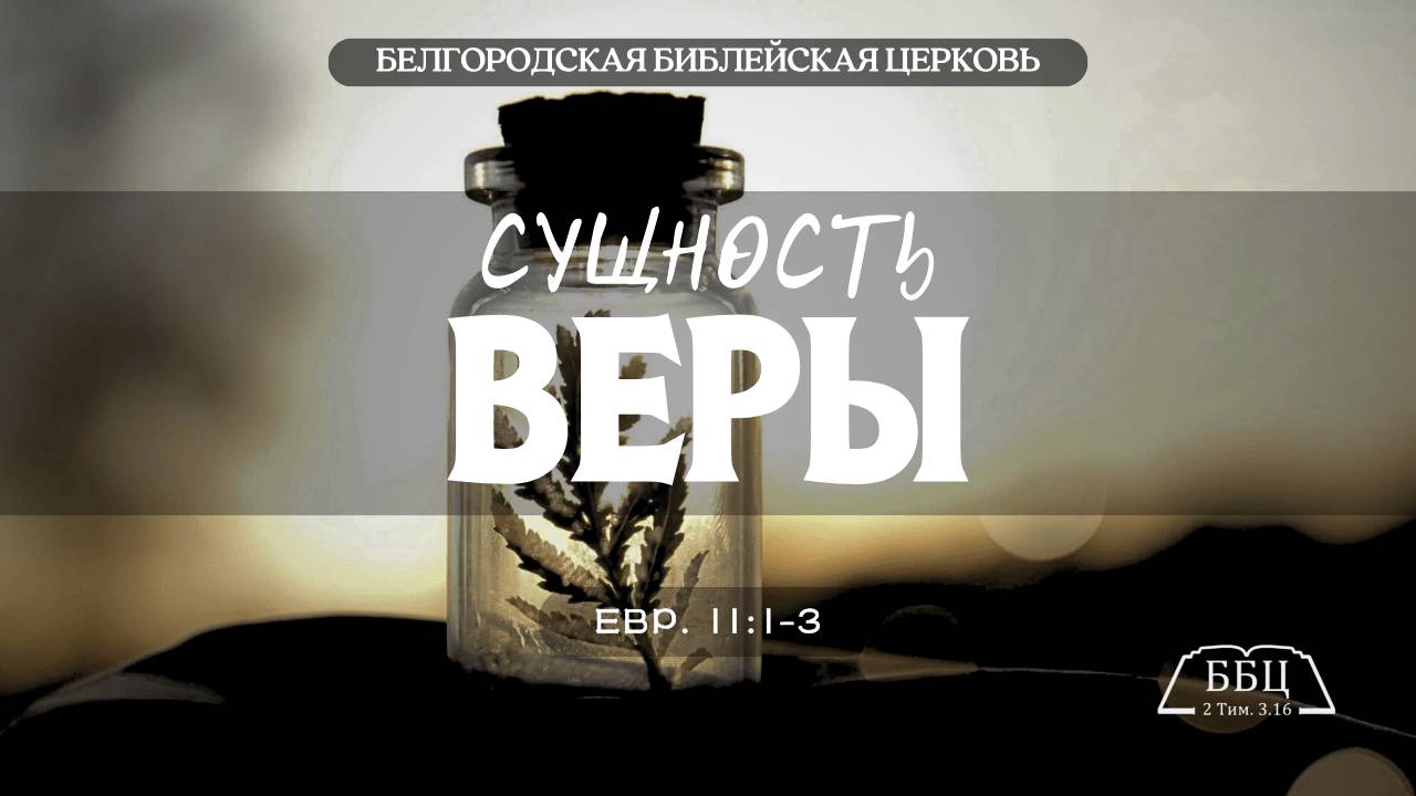 Сущность веры (Евр. 11: 1-3) ｜｜ Александр Денисьев