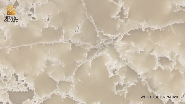 Кварцевый камень White Ice EQPM 023 ETNA QUARTZ