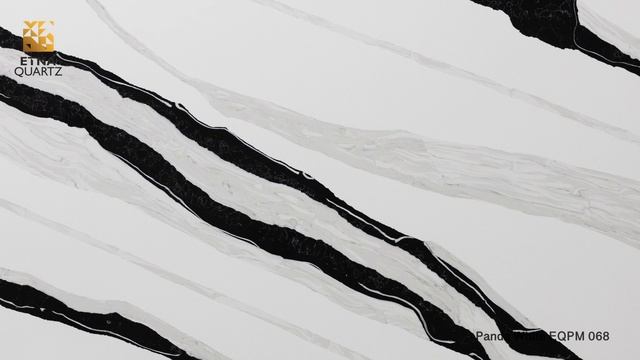 Кварцевый камень Panda White EQPM 068 ETNA QUARTZ