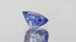 3.56-Carat Velvety Intense Blue Eye-Clean Ceylon Sapphire (GIA)