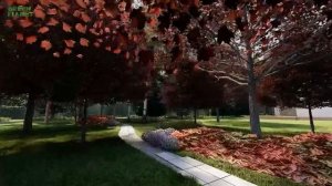Green Planet. Таганьково. Дневная визуализация концепции Симбиоз форм